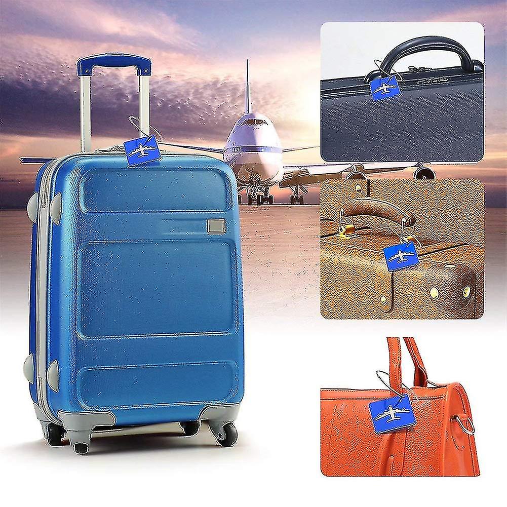 Luggage Tags For Suitcases, 6 Pack Luggage Labels Aluminium Alloy ...