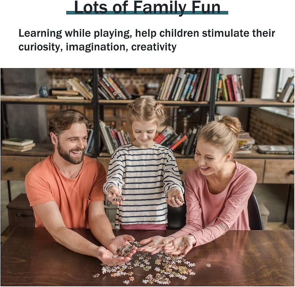 Jigsaw Puzzles, 1000 Piece Ultra Thick Parent-child Interaction Game ...
