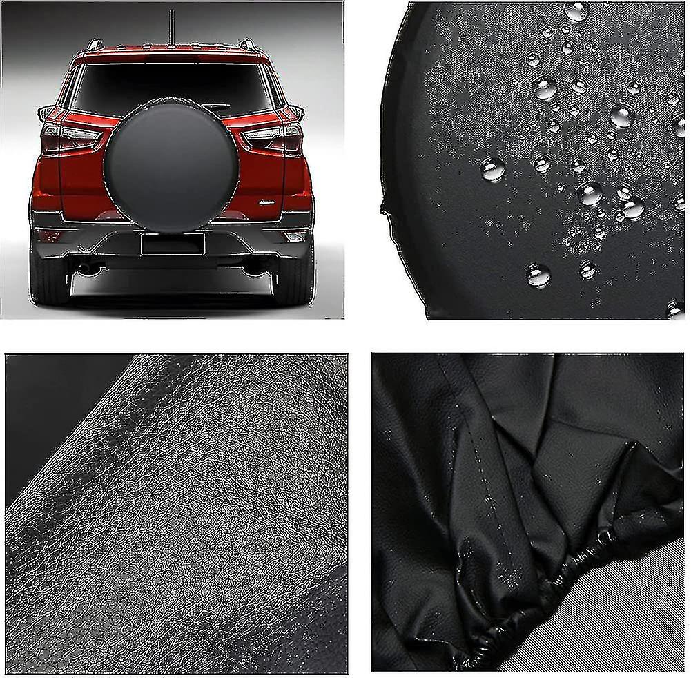 Universal Spare Tire Cover, Pvc Leather Waterproof Dust-proof Universal ...