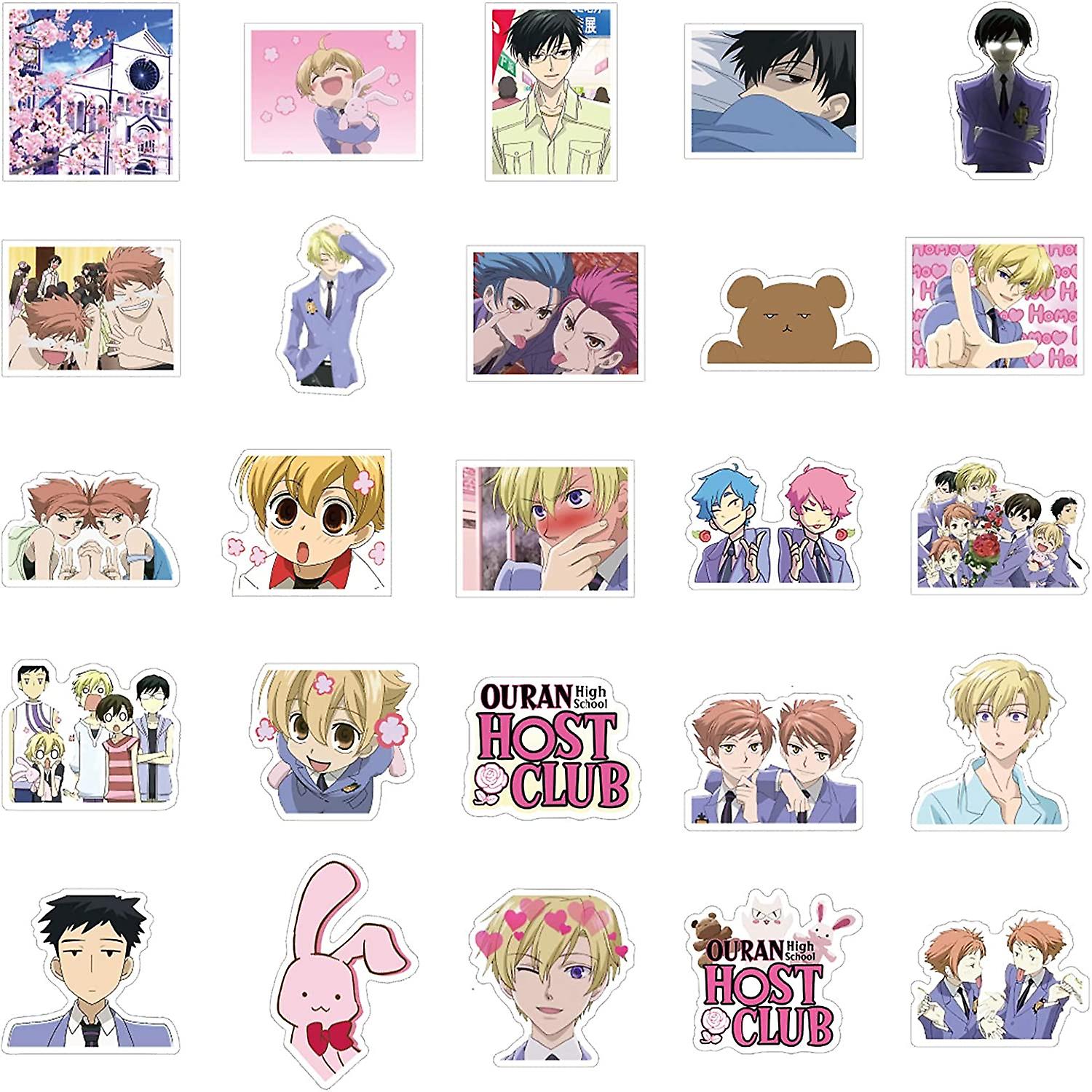 Ouran High School Host Club Stickers| 50 Pcak | Vinyl Waterproof ...
