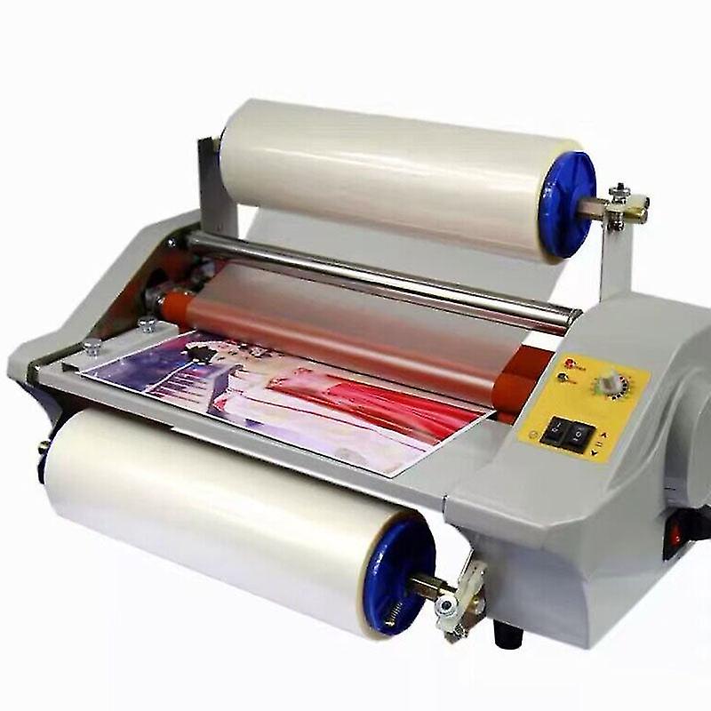 Fm360 paper laminating machine cold roll laminating machine work card ...