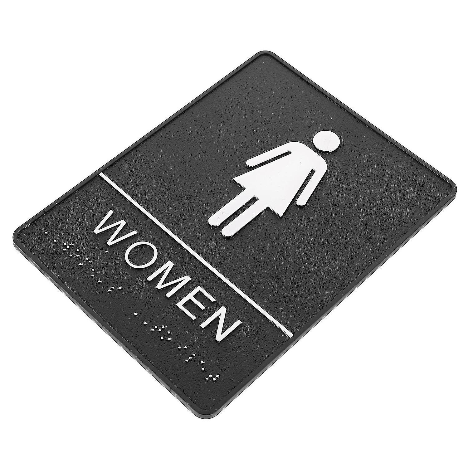 Toilet Sign Wc Notice Board Bathroom Sign Toilet Sign Wall Decal Mural ...