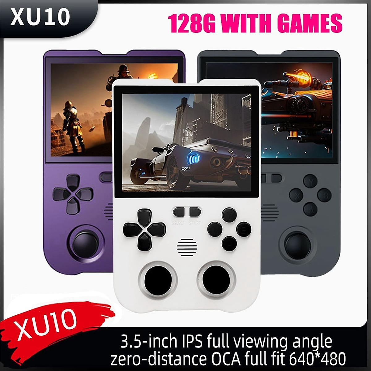 Xu10 Game Console 3.5 Inch Ips Screen 128g Arcade Retro Dual Joystick ...
