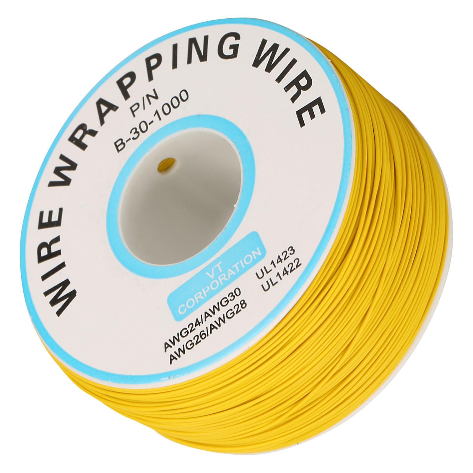 1Roll Tin Plated Single Copper Strand 30AWG Electric Wrapping Wire ...