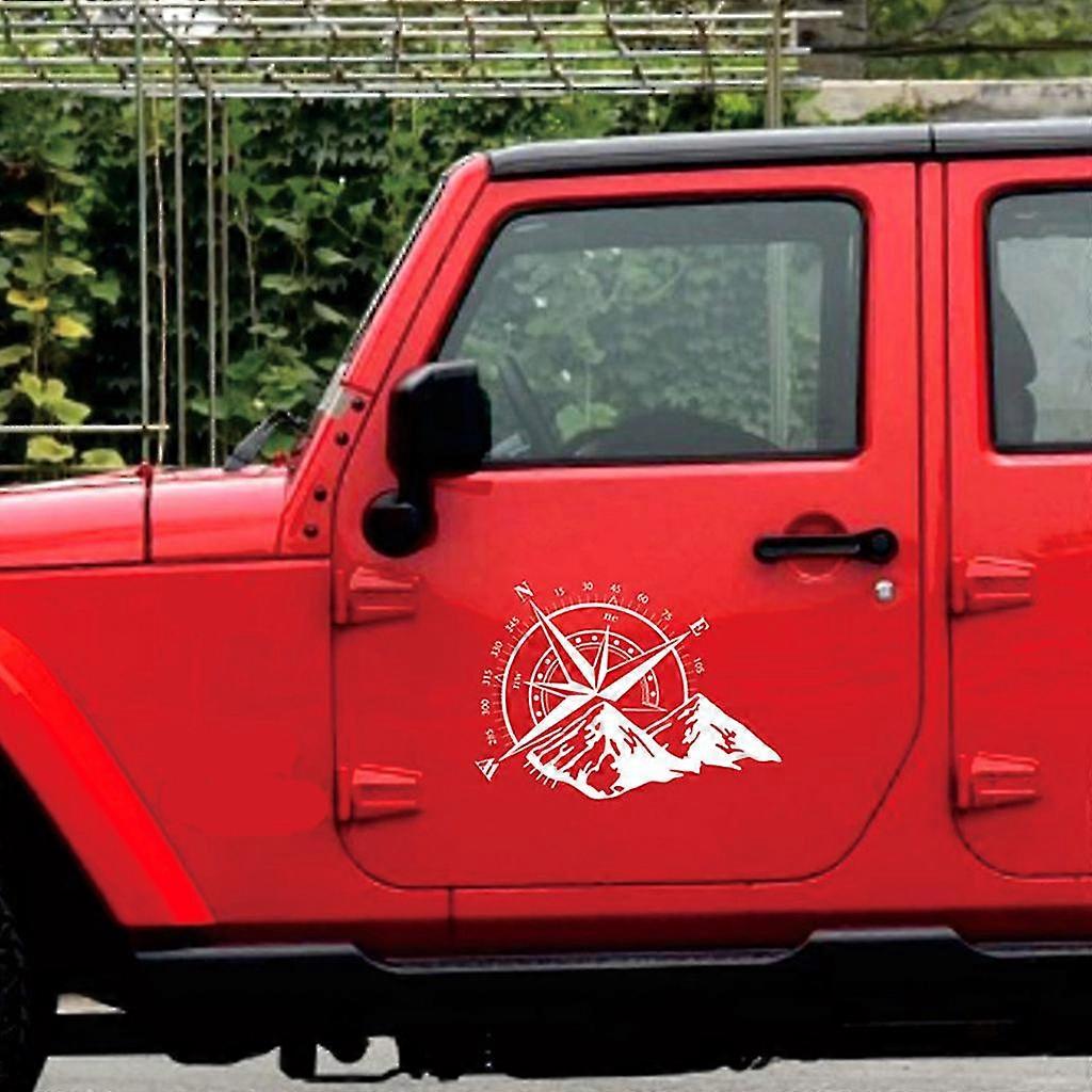48*34cm Off-road Compass Car Sticker Rose Navigate Vinyl Sticker Decal ...