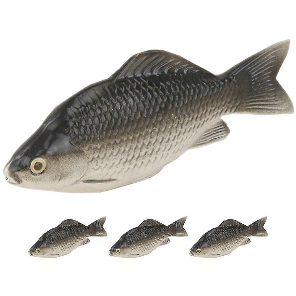 4pcs Artificial Fish Models Fake Fish Simulated Fish Models Realistic ...