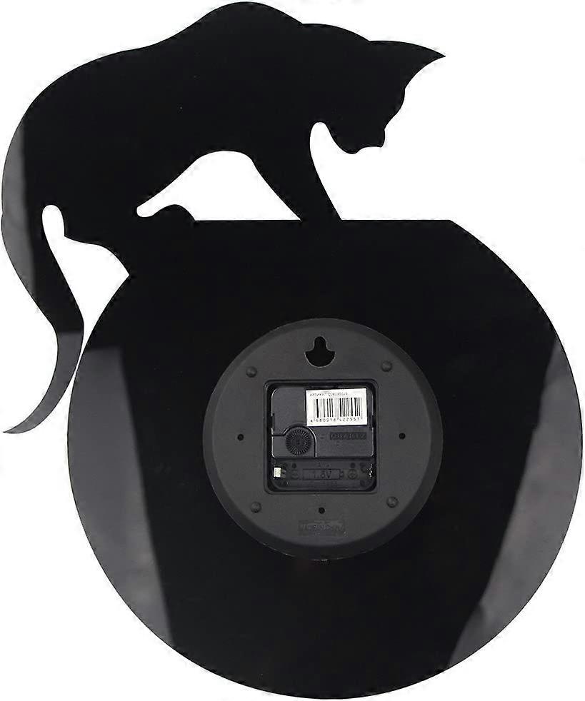 XIANRENG Fishbowl Cat Clock/Creative Wall Clocks/Home DIY Decoration ...