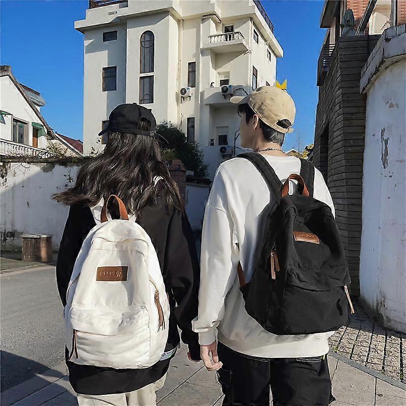 Barsinfi New Couples style College Student Backpack Ins Cool Girl Boy ...
