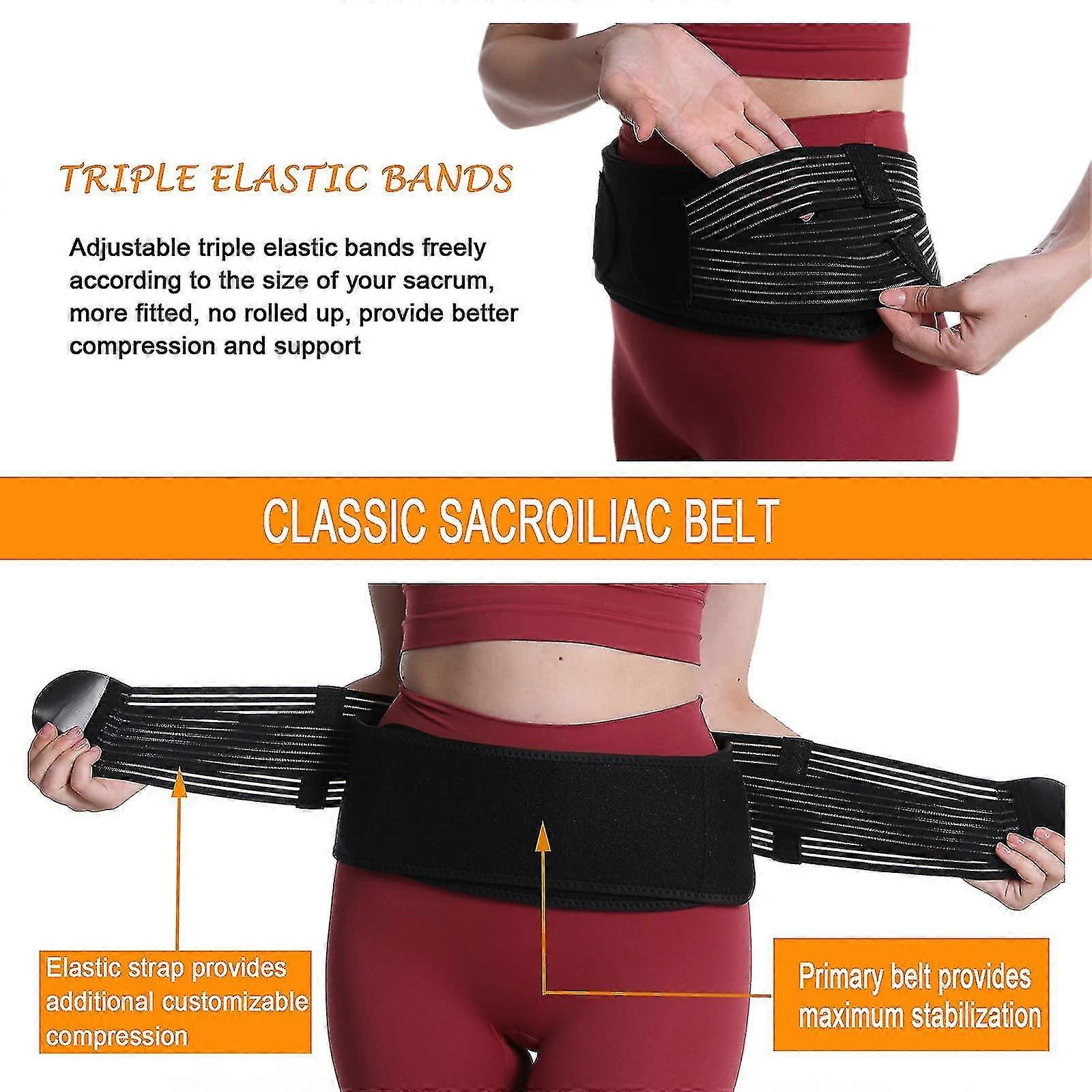 Herniated Pelvic Belt For Women And Men, Relieves Sciatica, Pelvis ...
