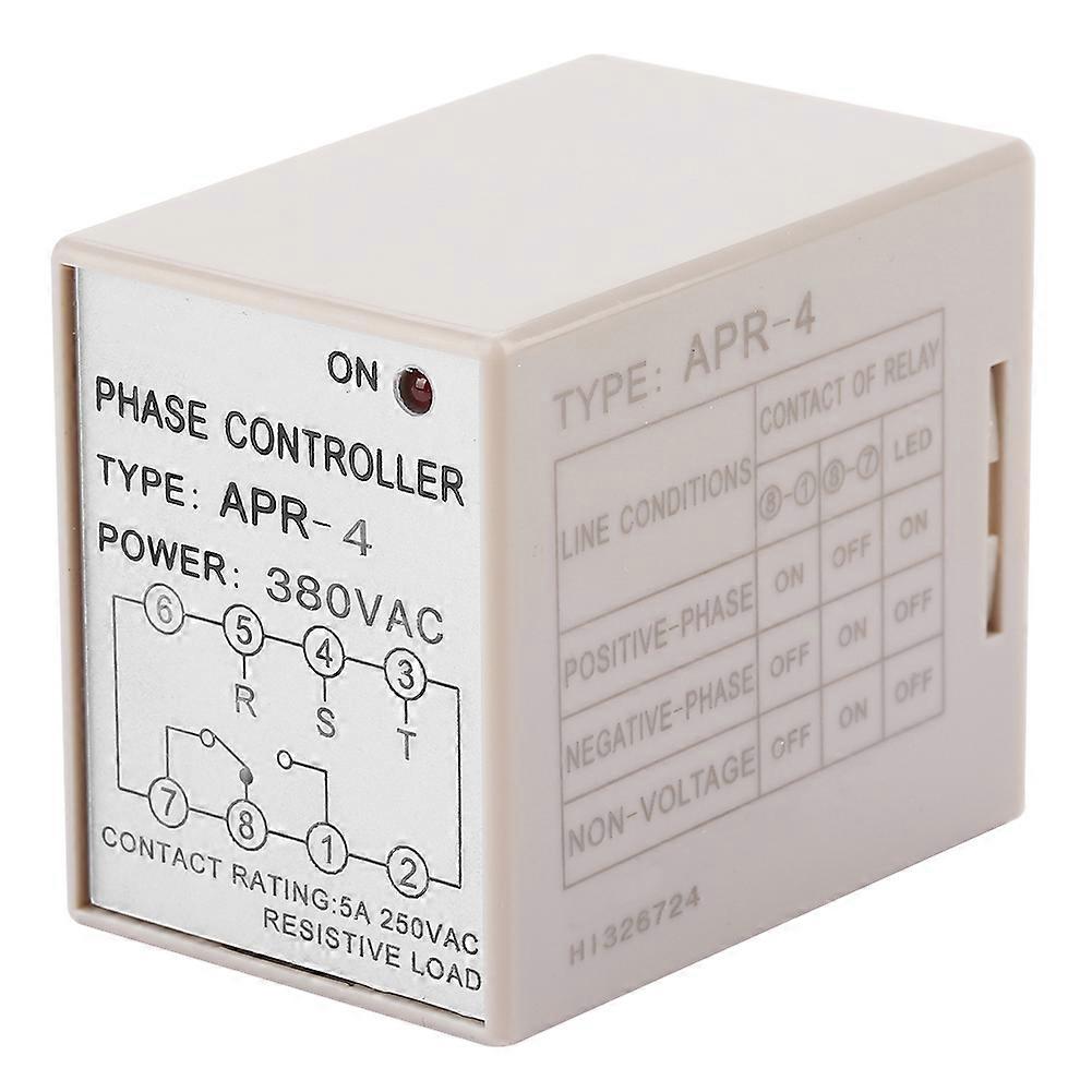 APR-4 Phase Loss Reverse Protection Relay Phase Sequence Controller 10A ...