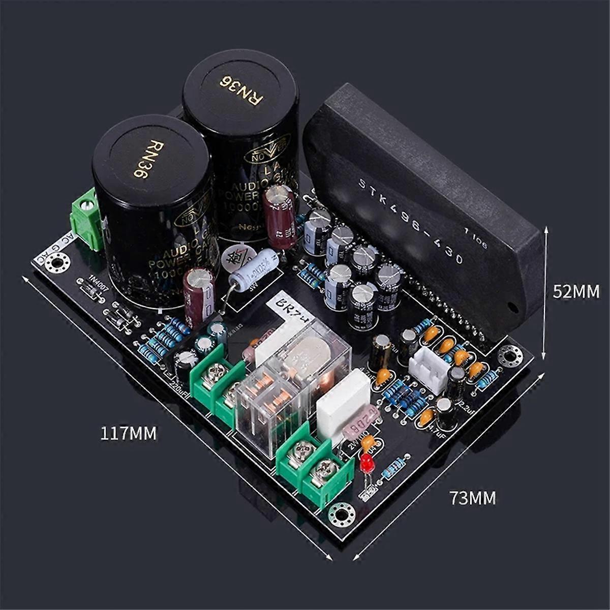 HIFI Thick Film STK496-430 300W Digital Power Amplifier Board 150Wx2 ...
