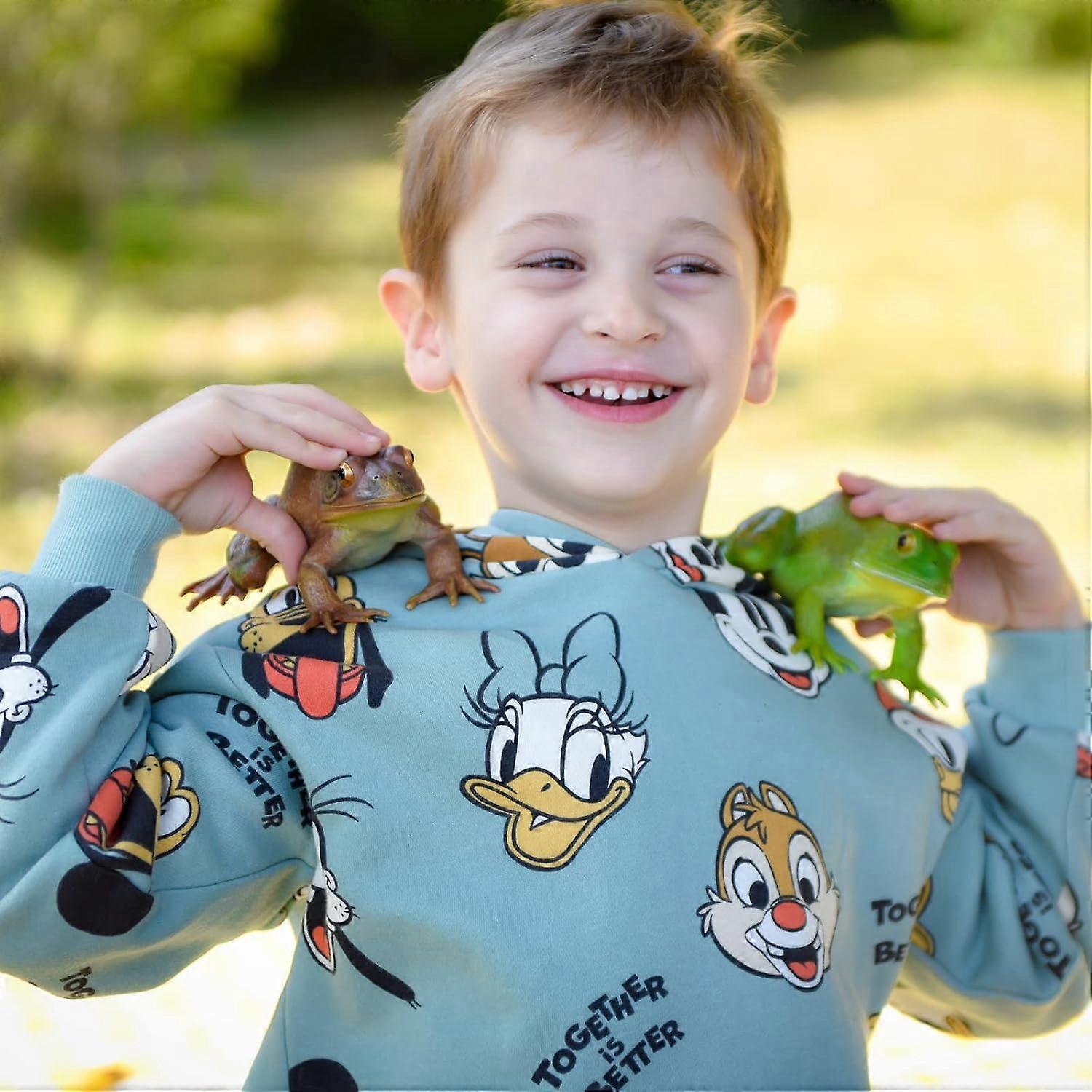 SBSG Gemini&Genius Tree Frog Realistic Hand Painted Toy Bullfrog ...