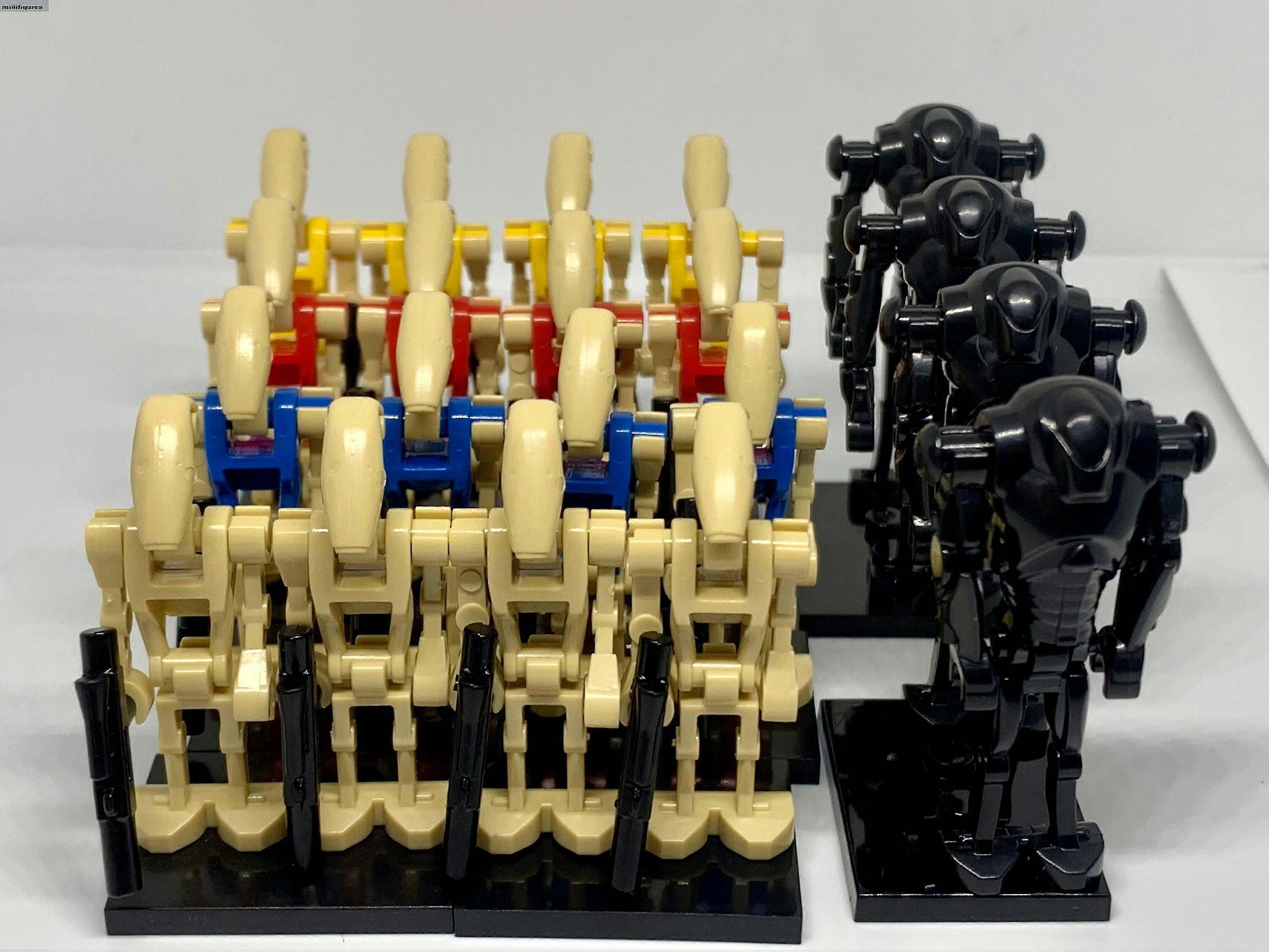 Battle Droid Minifigures Star Wars Super Battle Droids Commanders ...