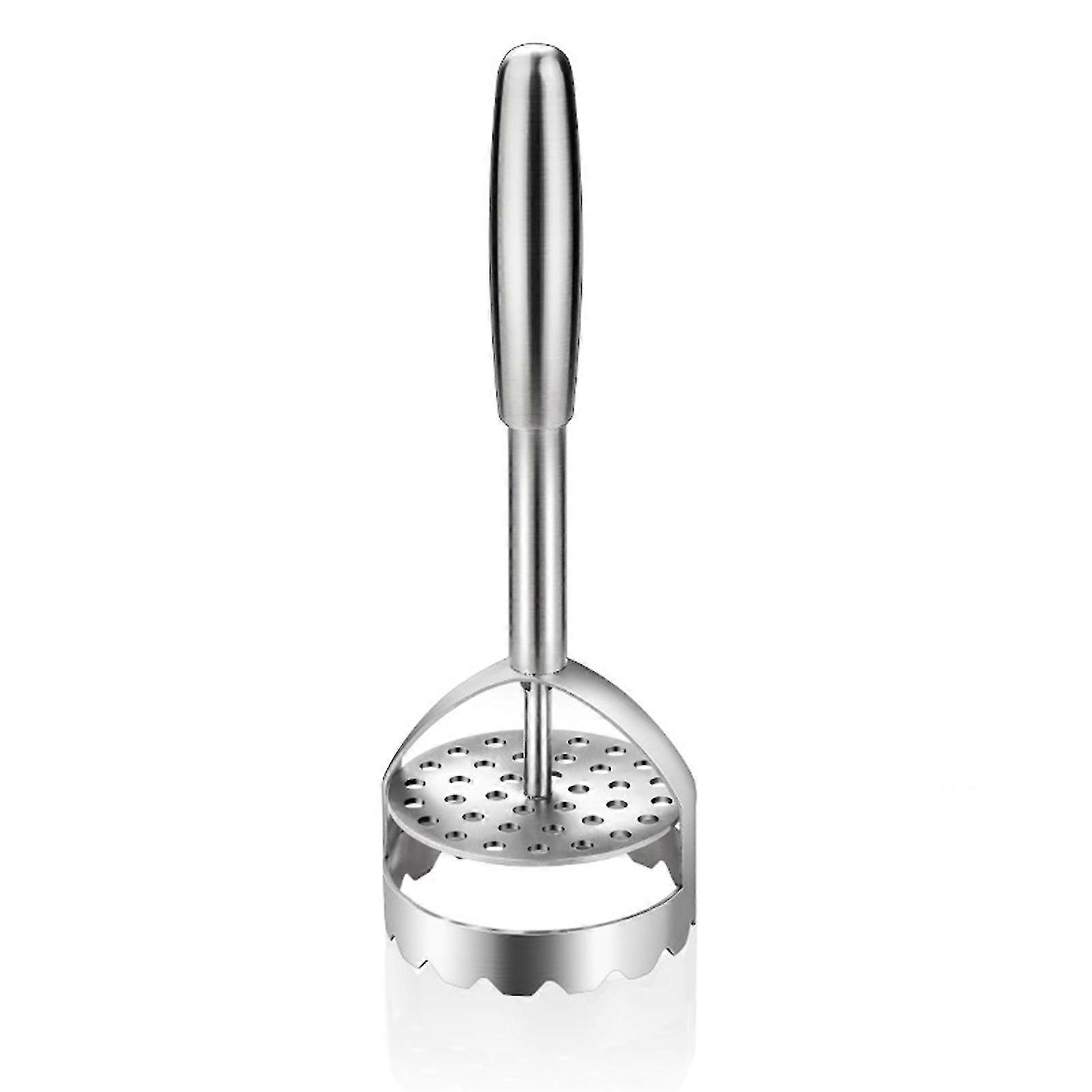 Stainless Steel Potato Masher with Spring Handle Labor-Saving Food ...