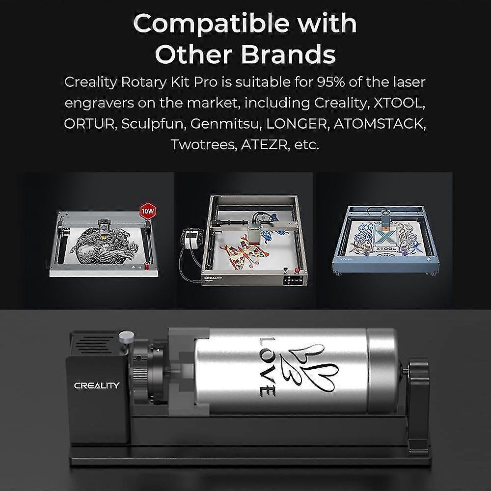 Creality Rotary Kit Pro 3 in 1 Jaw Rotary Roller Multifunctional Laser ...