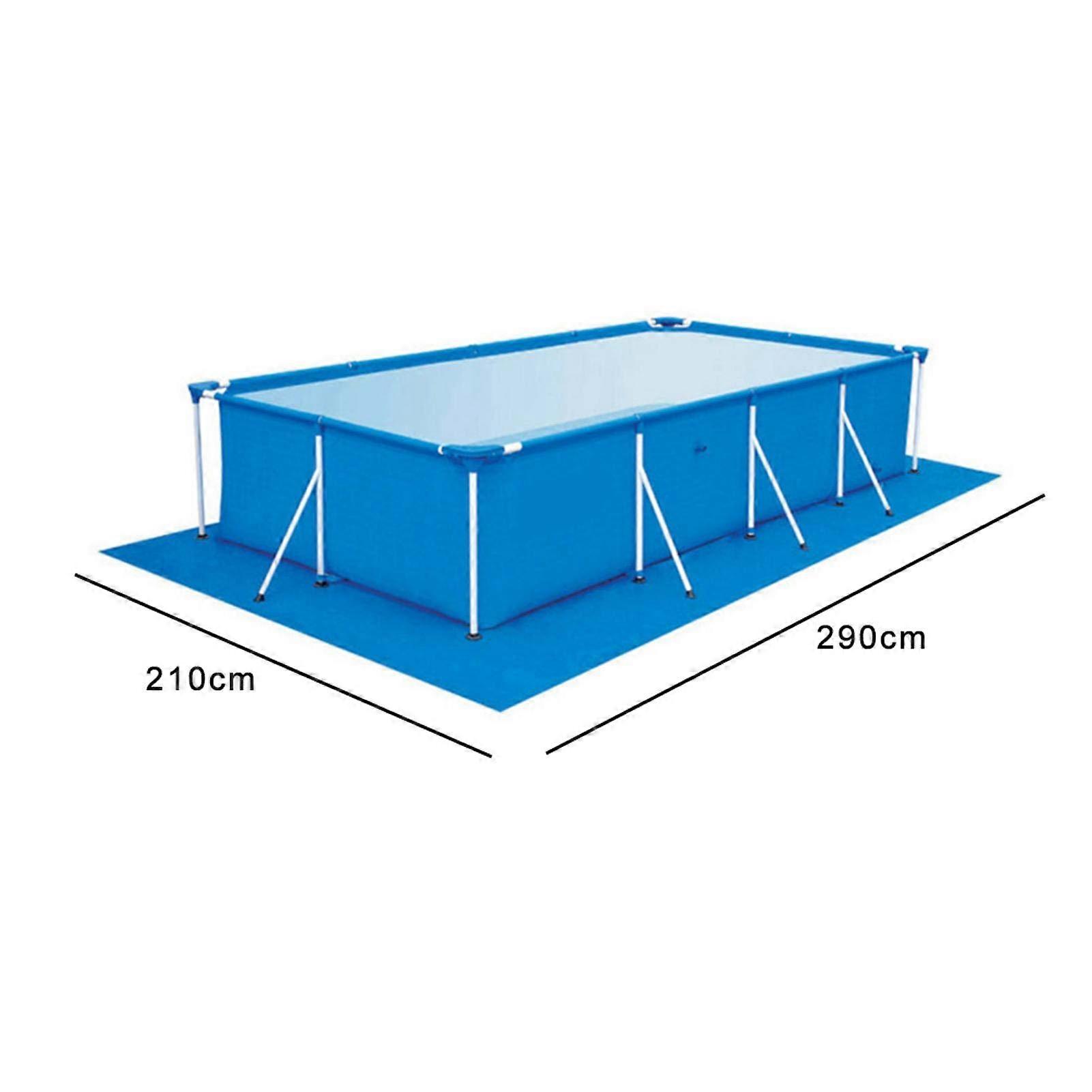 Pool Ground Cloth, Rectangle Swimming Pool Mat Foldable Waterproof ...