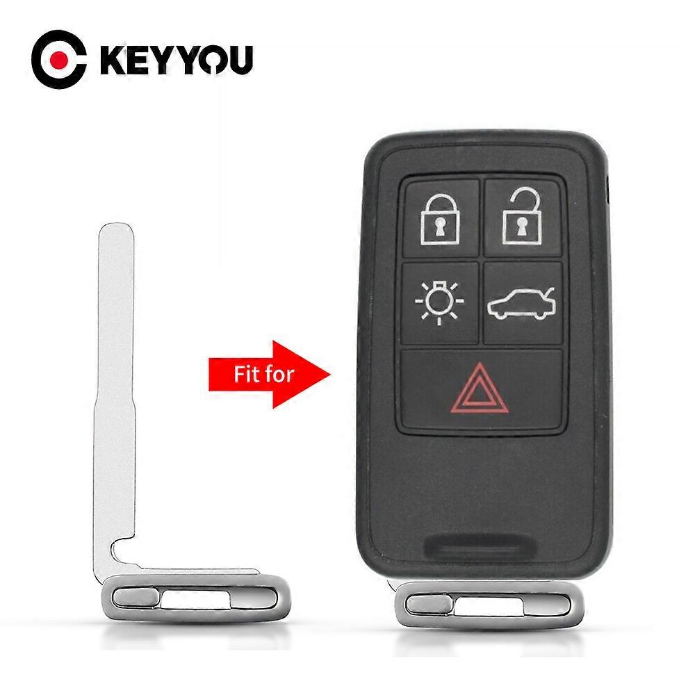 For Volvo XC70 XC90 V50 V70 S60 Smart Card Small Car Key Blank Keyless ...
