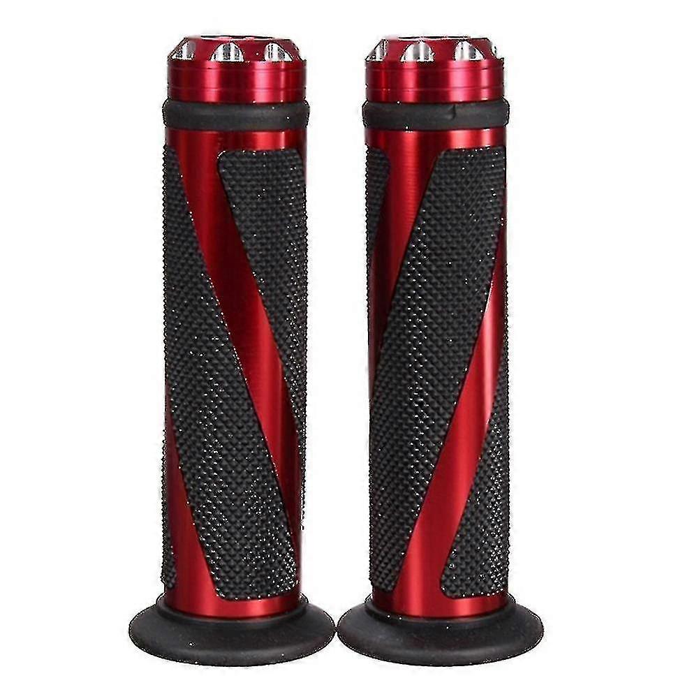 2pcs Motorcycle Electrombile Aluminum Rubber Handlebar Grip Cover - XC ...