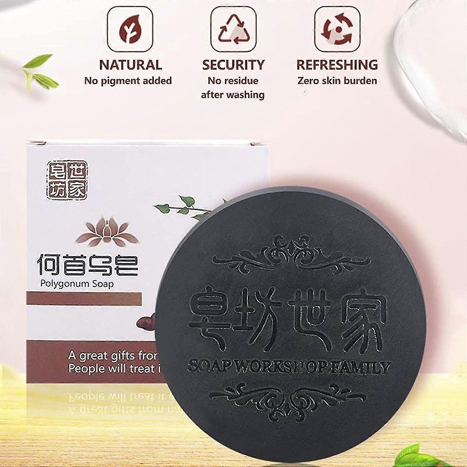 Polygonum Soap Hair Growth, Black & Thick Hair Fallopia Multiflora ...