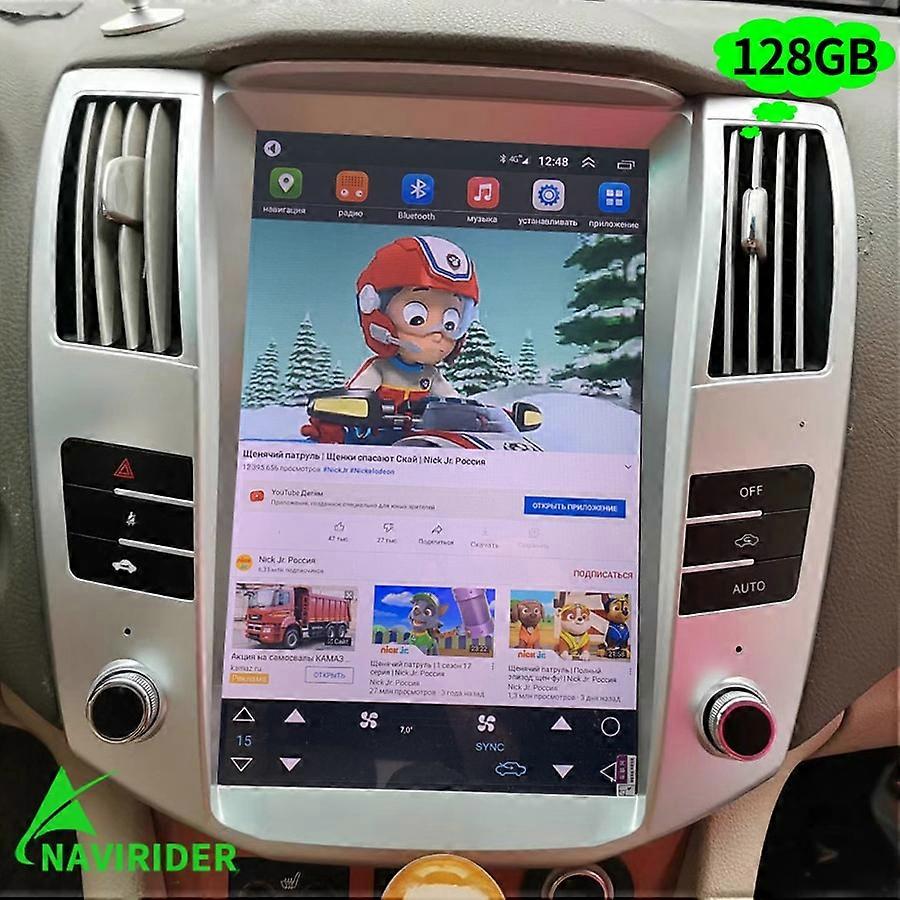 128G Android 12 IPS Screen Car GPS For Lexus RX300 RX330 RX350 RX400h ...