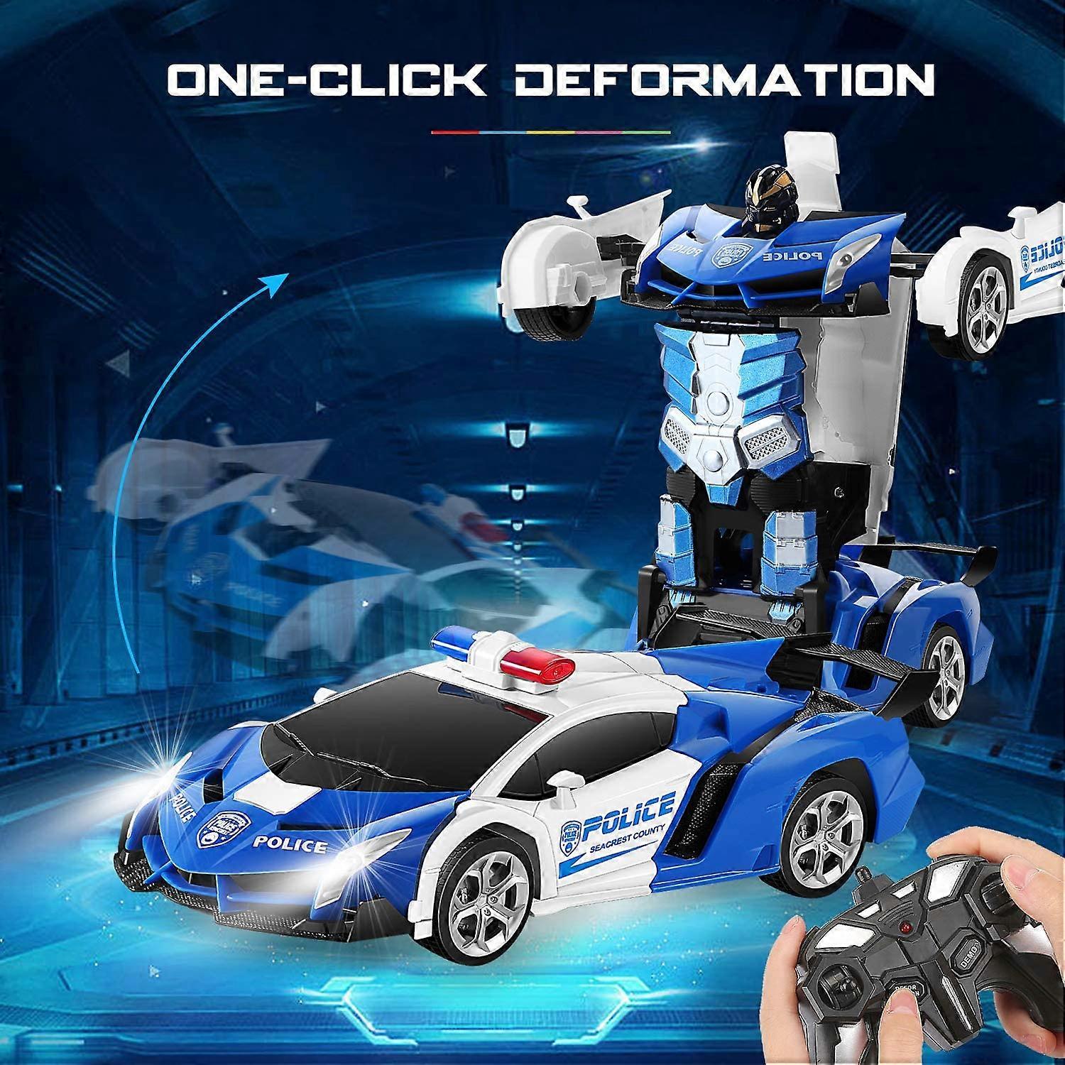 Transform RC Car Robot,Independent 2.4G Robot Deformation Car Toy with ...