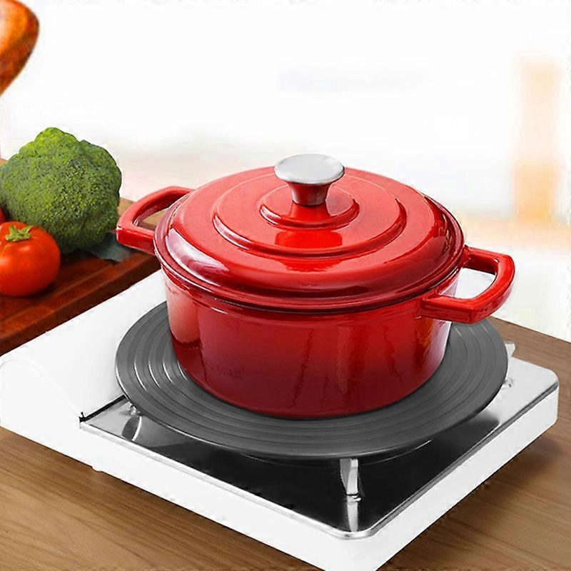 2Pcs/Set Heat Diffuser Non-slip Design Heat-absorbing Aluminum Cooking ...