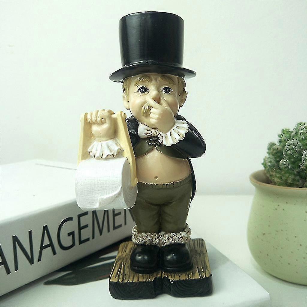 Toilet Paper Rack Toilet Butler Cute Cartoon Standing Man Toilet Paper ...