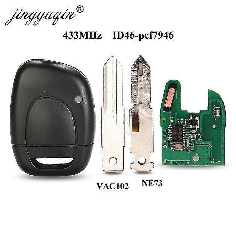 Car Remote Alarm Key Fit For Renault Master Kangoo Clio Twingo Ne72 ...