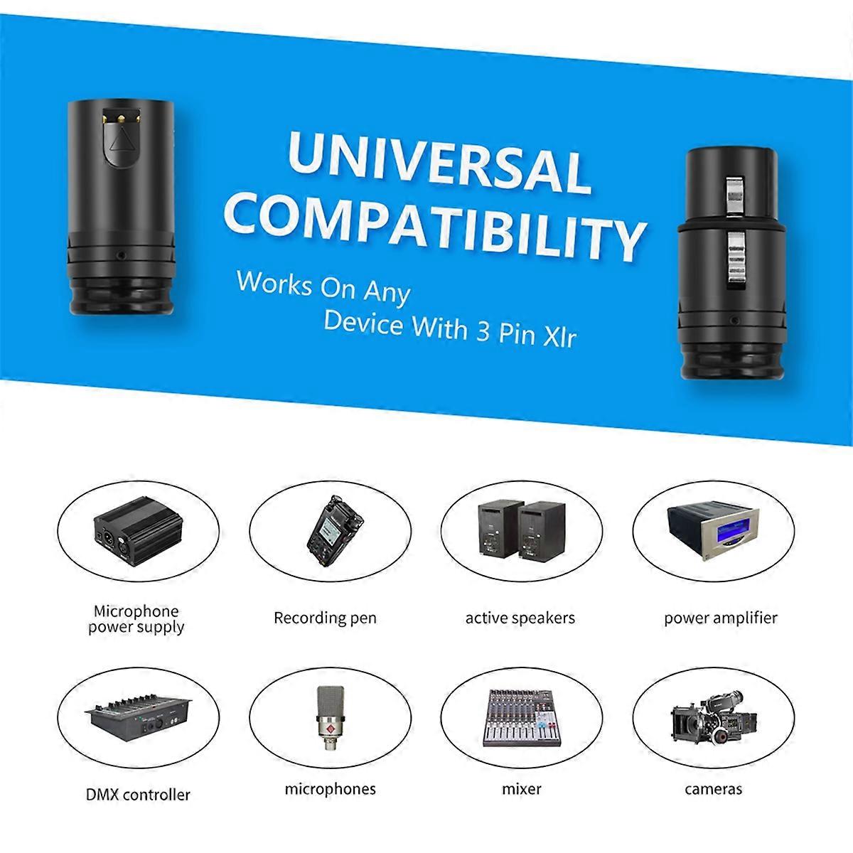 Male & Female Compact XLR Microphone Solder Adapter Adjustable 90 Right ...