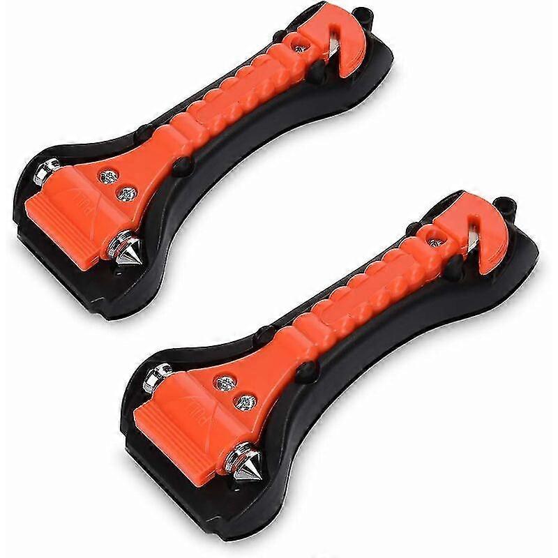 Car Rescue Hammers - 2X Emergency Hammer with Integrated Belt Cutter ...