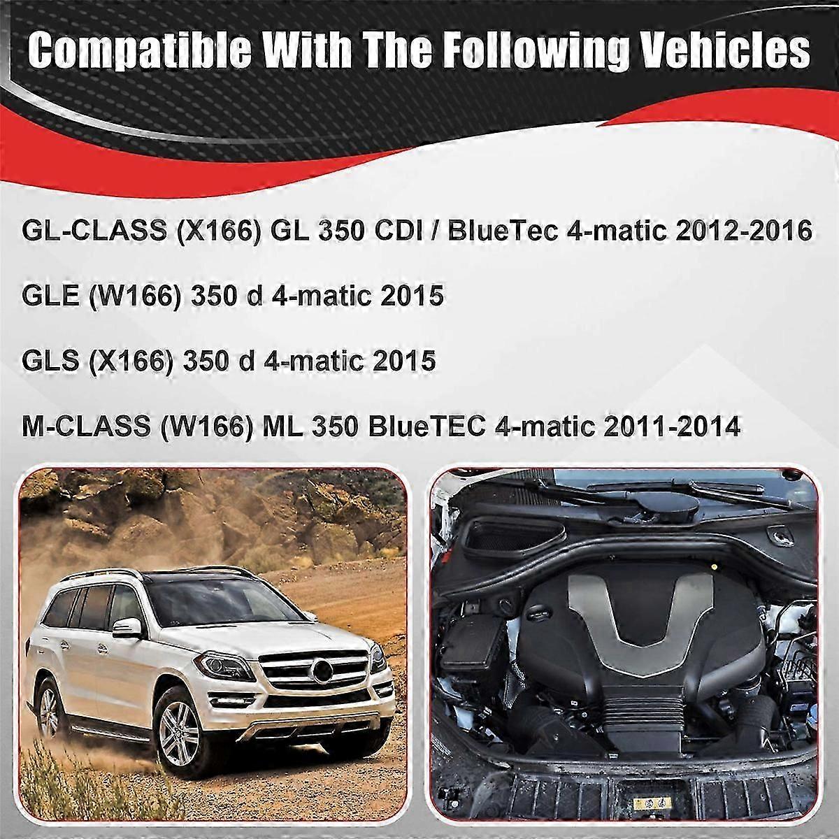 3Pcs/Set Car ENGINE AIR INTAKE HOSE TUBE DUCT for MERCEDES X166 W166 ...