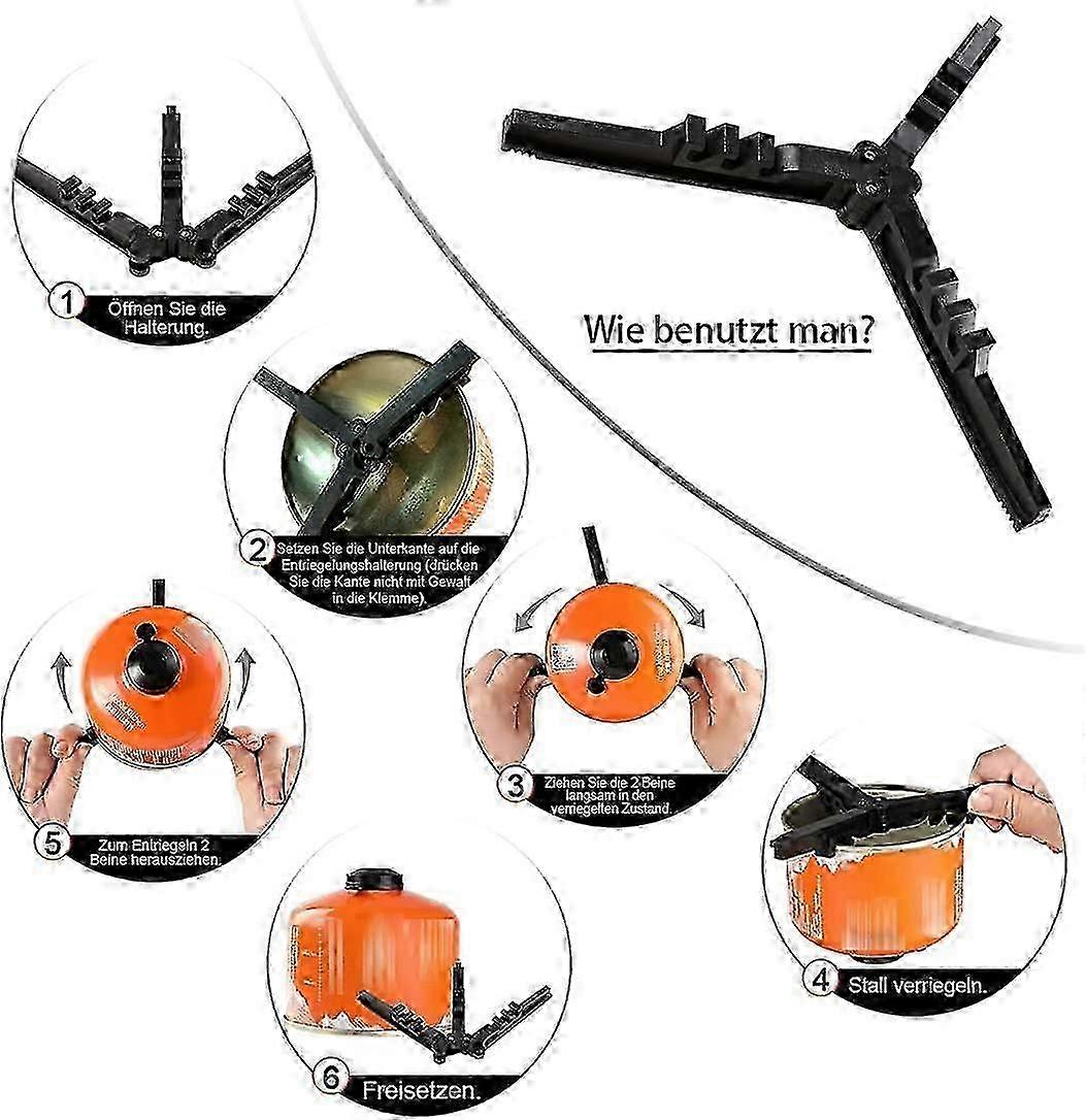 Multifunctional Outdoor Gas Cartridge Folding Camping Tripod Stand ...