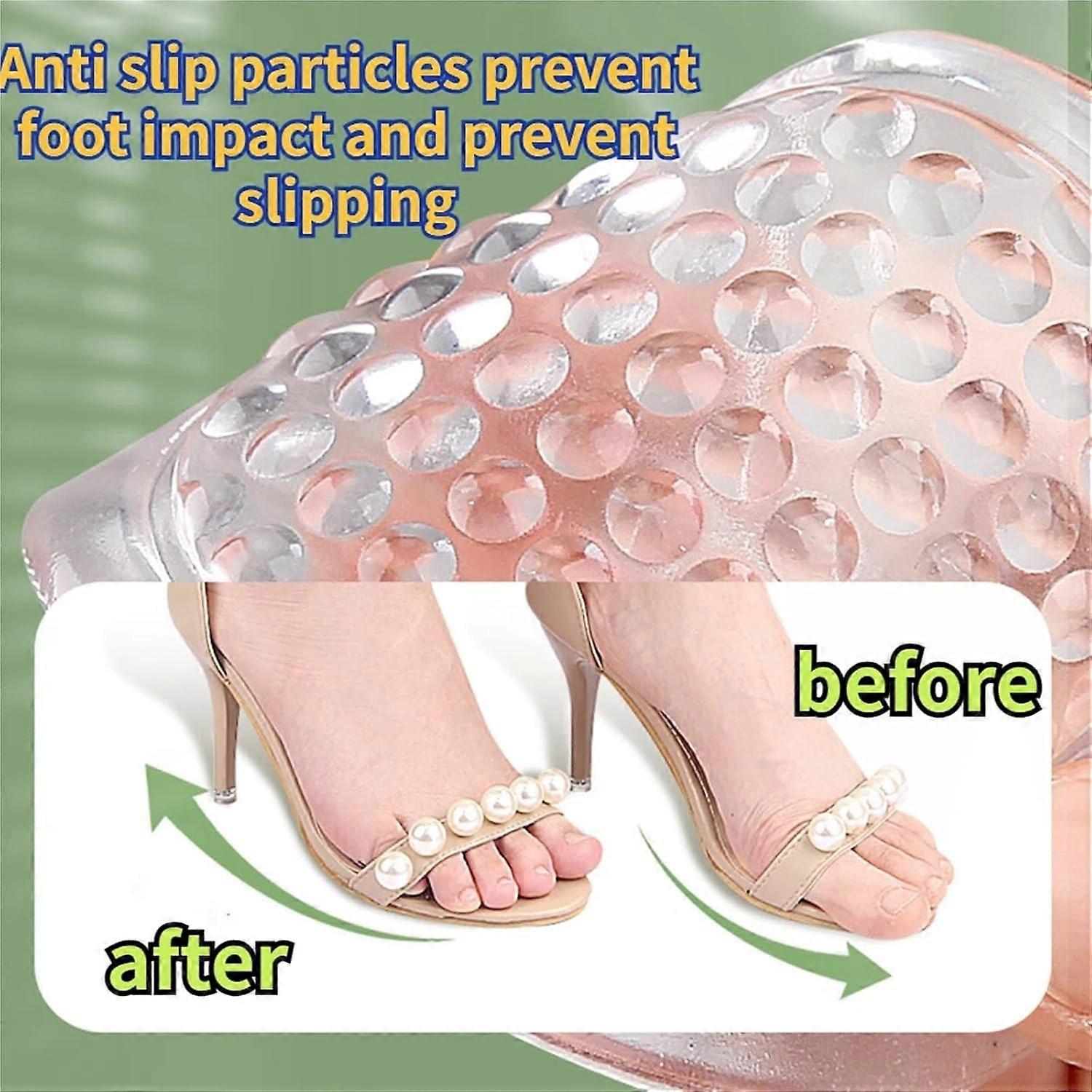 Insoles Heel Protection Silicone Cushions Non Slip Foot Care Adjustable ...