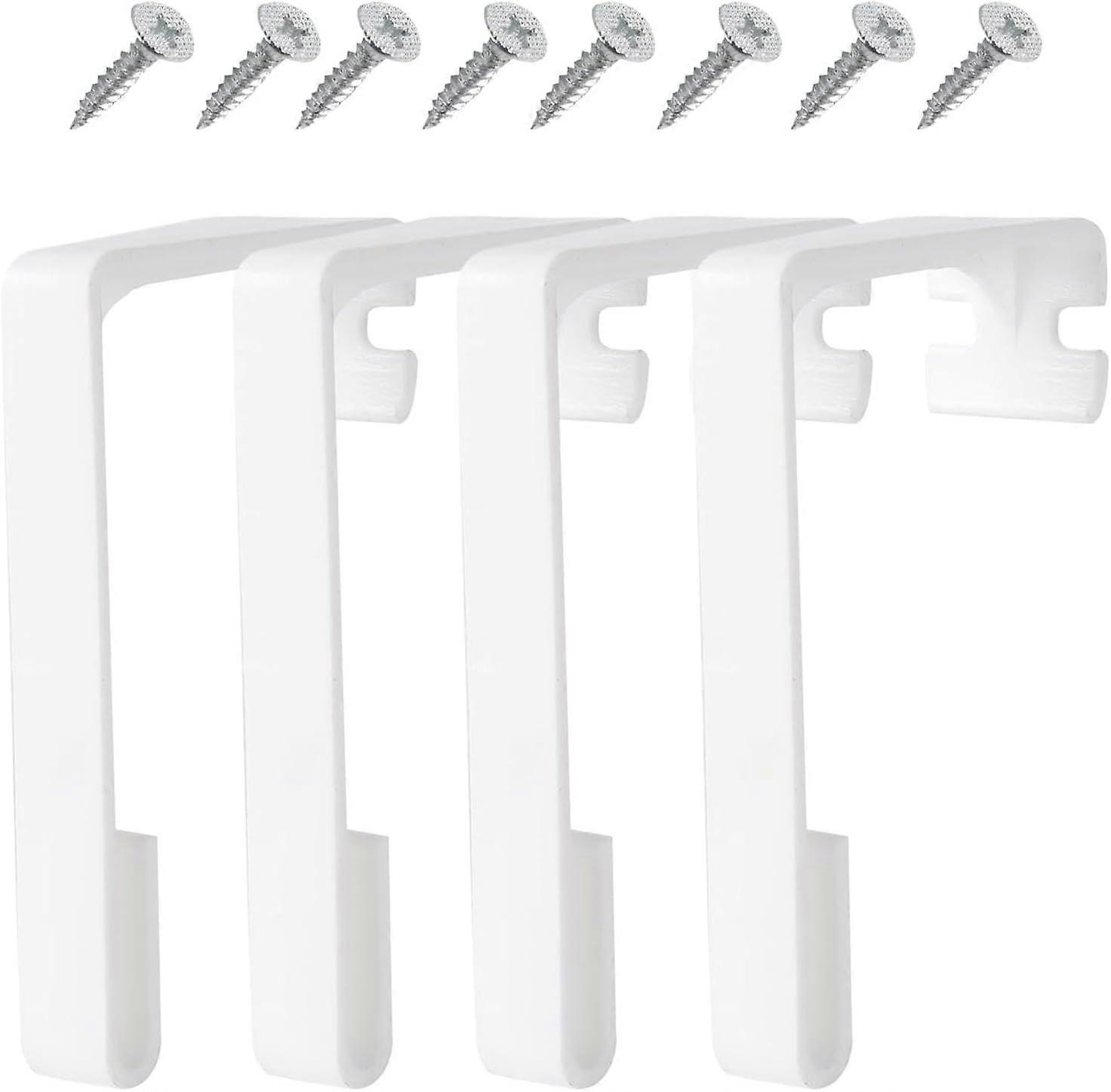 RV Curtain Bracket for Side Curtains - 4 Pack Window Cover Rail Clips ...