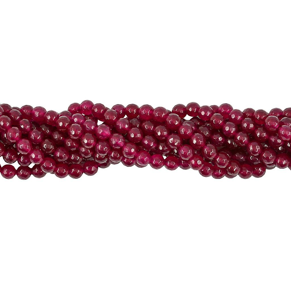 3xFaceted Jade Round Gemstone Loose Beads Strand 15 Inch/ Strand 8mm ...