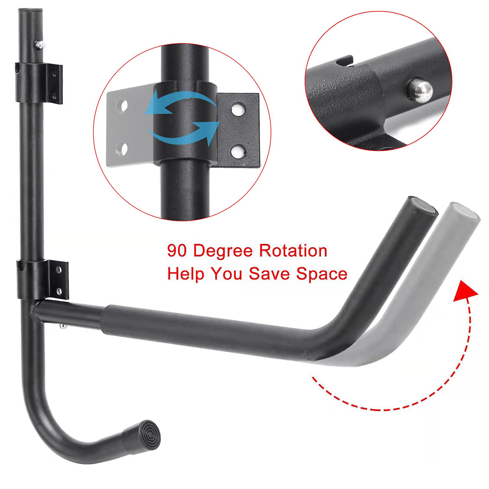 Wall Mount Kayak Paddle Storage Rack 90 Rotatable Kayak Hanger | Fruugo UK