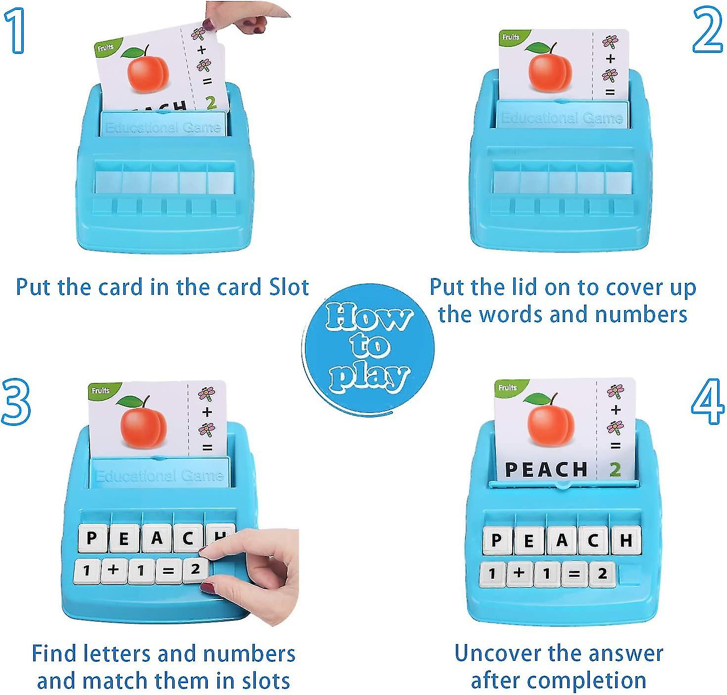 Matching Game For Kidsalphabet Reading Spelling Games For Kids Ages 3 ...