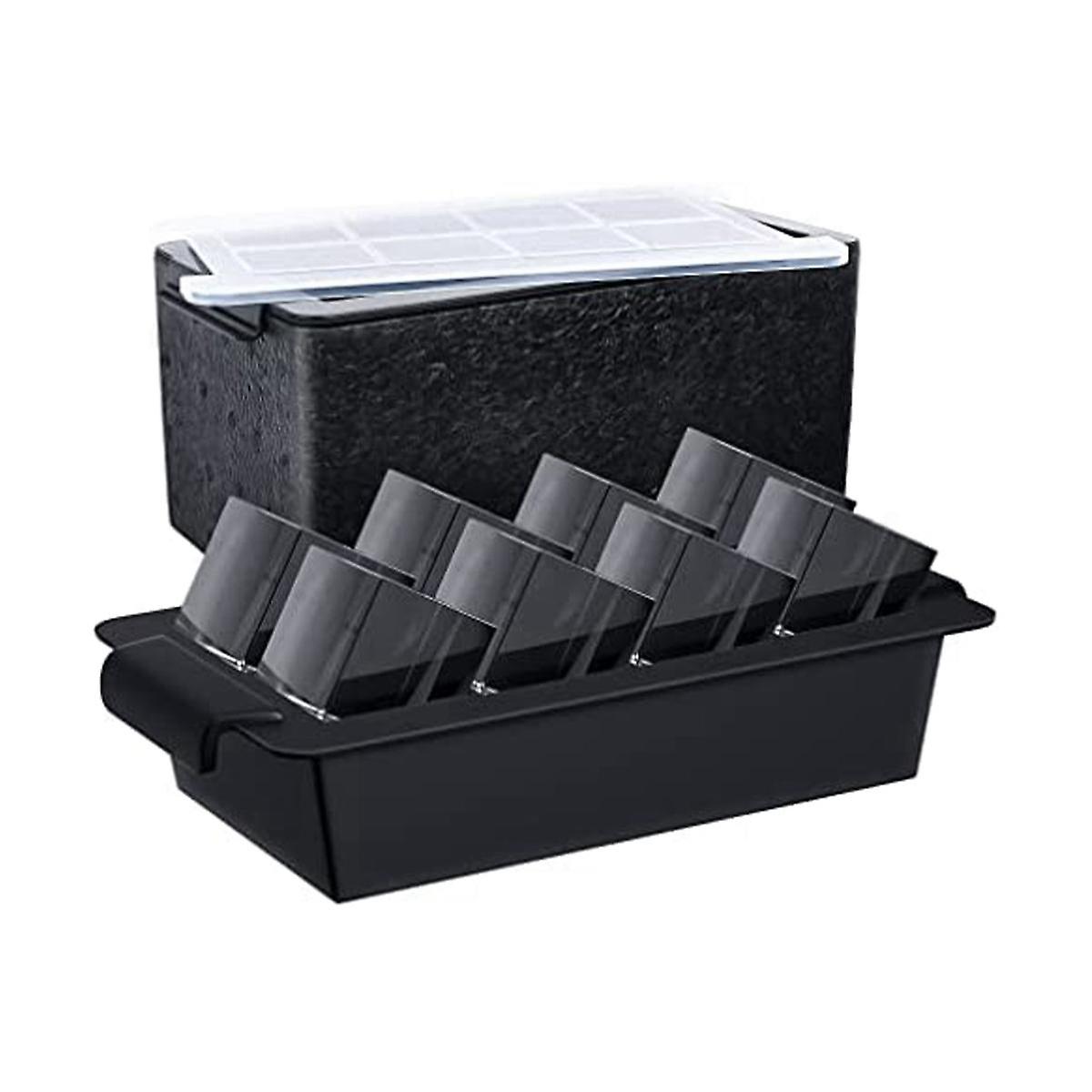 Clear Ice Maker, Clear Ice Square Tray Make 8 Big Square Ice Square ...