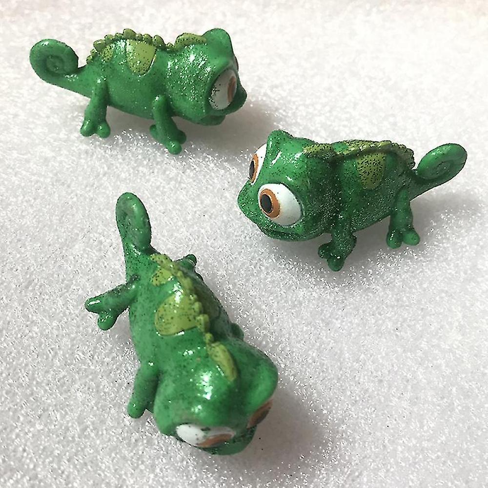 Disney Anime Tangled Mini Size Rapunzel Figure Toys Pascal The ...