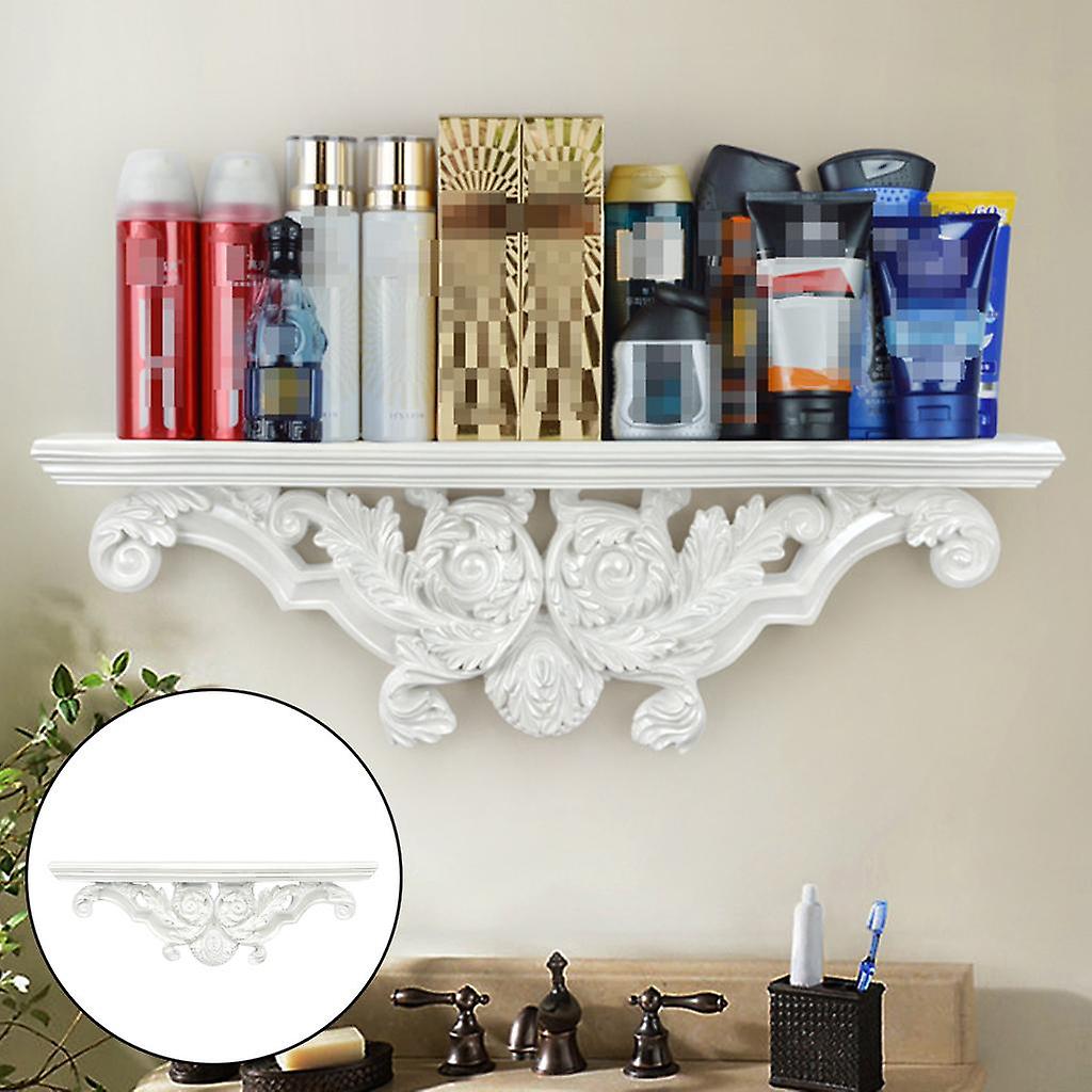 Floating Shelf Hollow Storage Rack for Office Bedroom Bathroom Decor ...