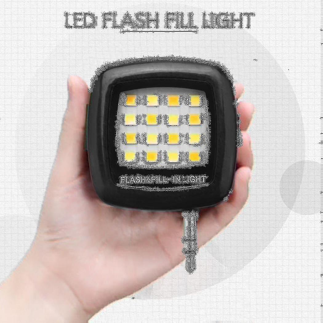 3.5mm Smart Selfie 16 Led Camera Flash Fill Light For Mobile Phone ...