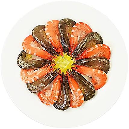 Simulated Raw Shrimps Artificial Prawns Fake Food Model For Kitchen ...