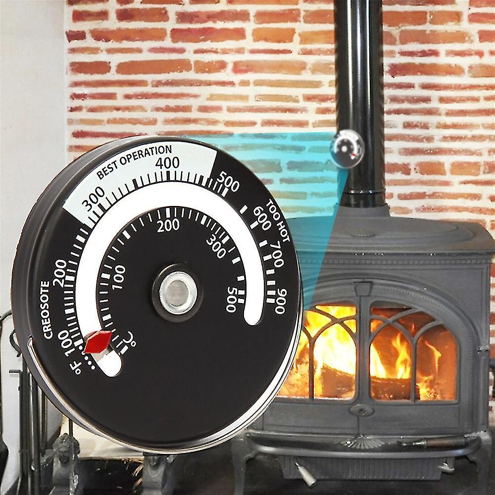 Magnetic Stove Thermometer Wood Stove Thermometer Fire Stove Pipe ...