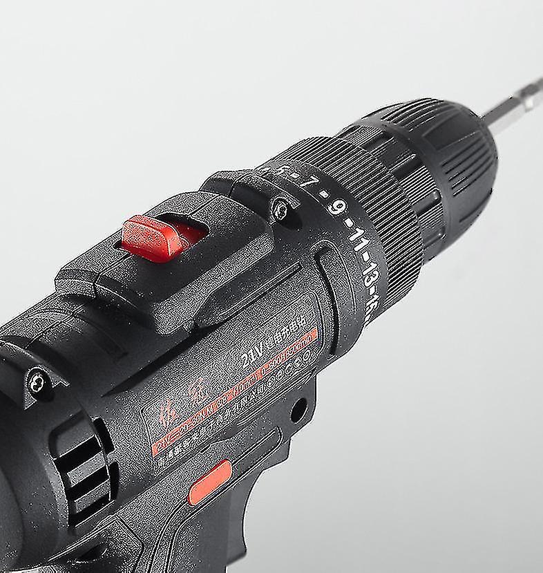 Lithium Electric Drill Rechargeable Two-speed Drill Gun Drill ...