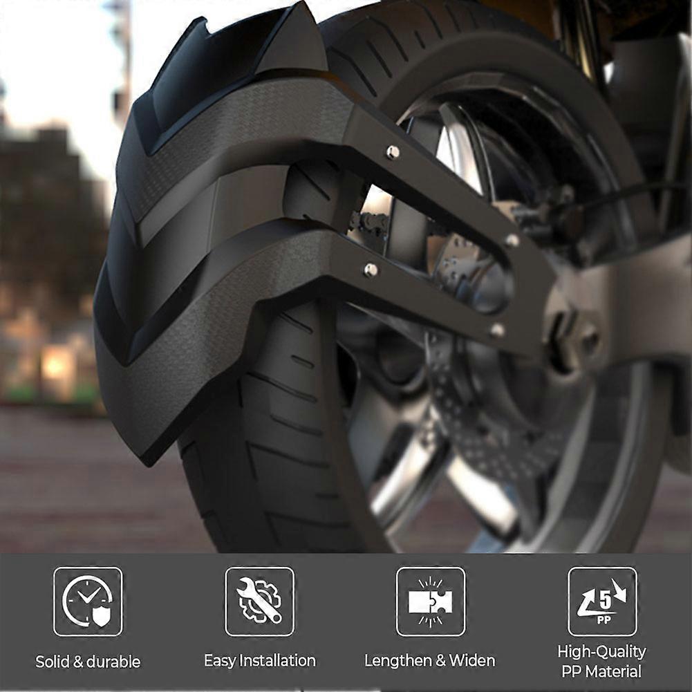 Universal Motorcycle Rear Fender Wheel Cover Mudguard Bracket Fender ...
