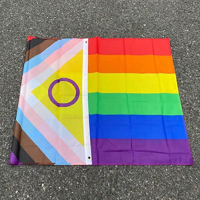 Aerlxemrbrae 90x150cm Progress Pride Flag - Redesigned To Better ...