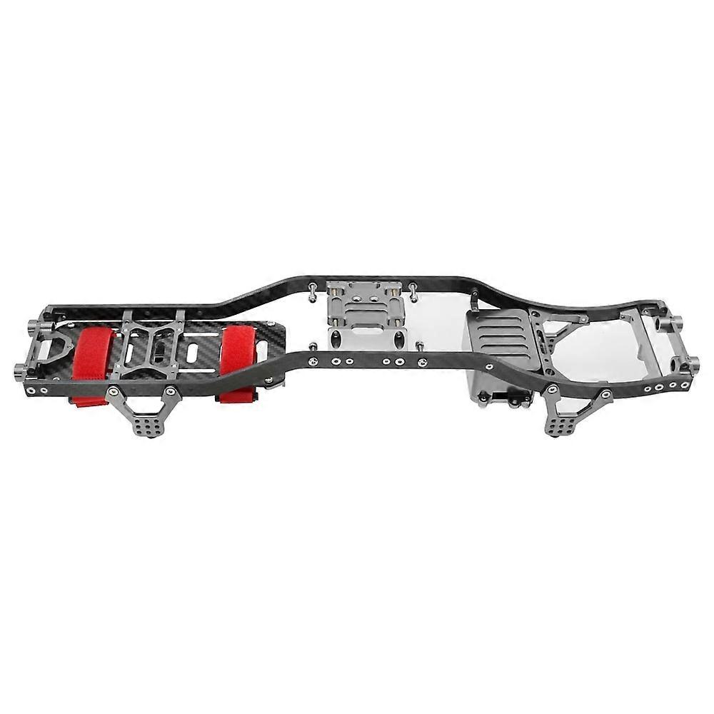 1/10 RC Crawler Carbon Fiber Girder 4MM CNC Metal Car Chassis Frame ...