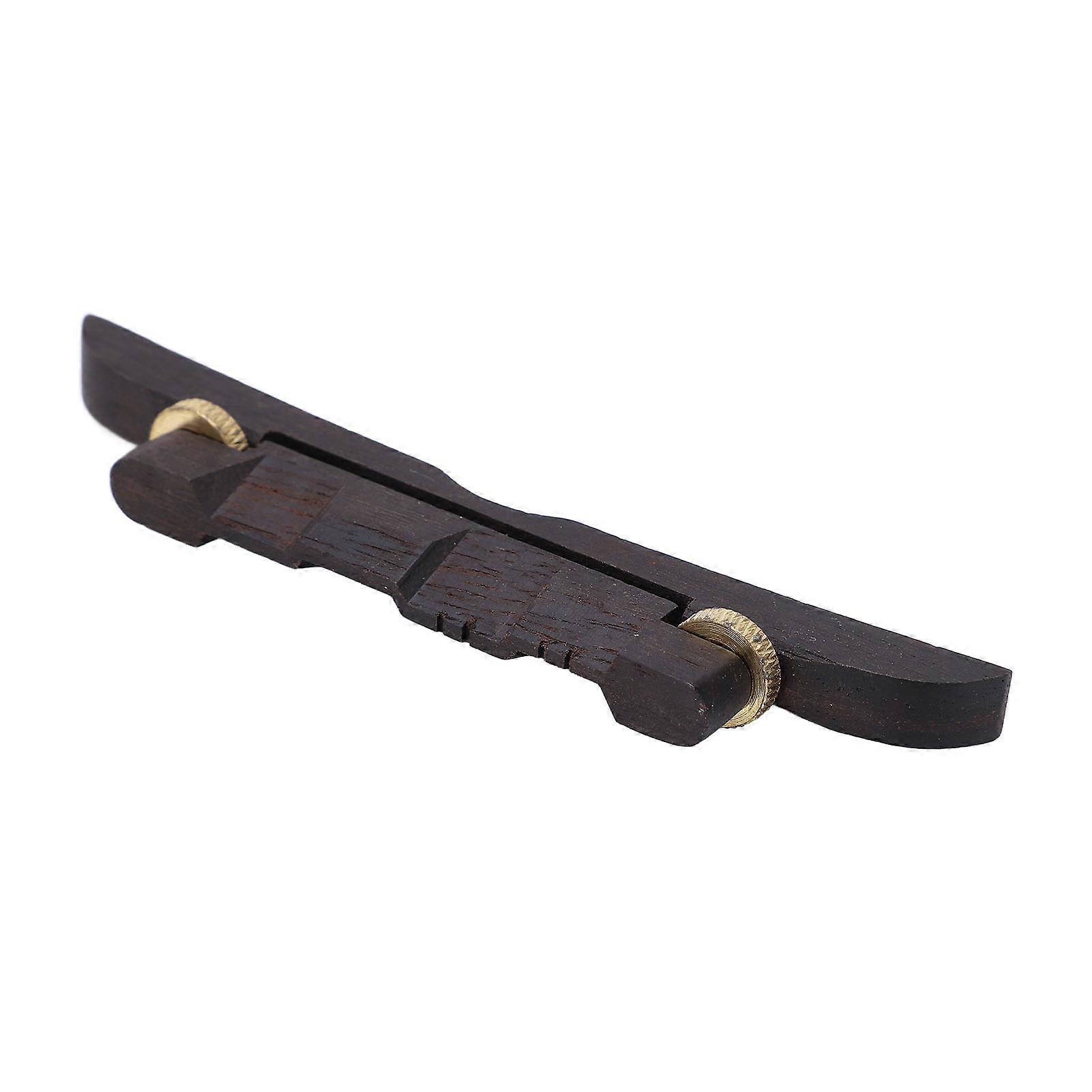 Ebony Wood Mandolin Lower Bridge Adjustable String Bridge String ...