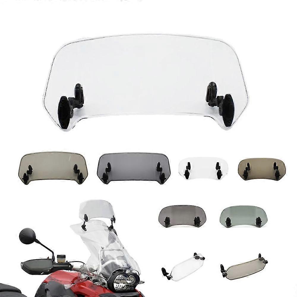 Exquisite Motorcycle Universal Windshield Extension Adjustable Spoiler ...