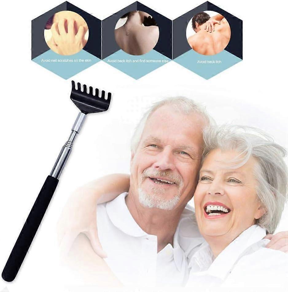 2 Black back scrapers made of high quality stainless steel, with an ...